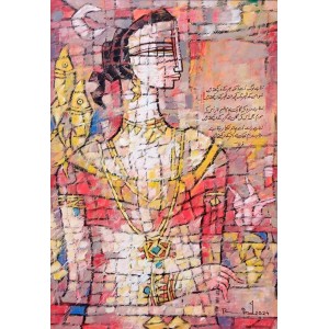 A. S. Rind, 20 x 30 Inch, Acrylic on Canvas, Figurative Painting, AC ...