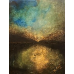 Aisha Mahmood, 18 x 24 Inch, Acrylic on Canvas, Abstract Painting, AC ...