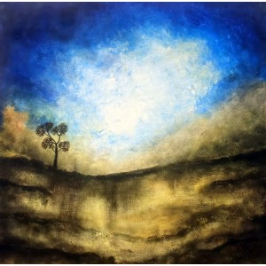 Aisha Mahmood, 24 x 24 Inch, Acrylic on Canvas, Landscape Painting, AC ...