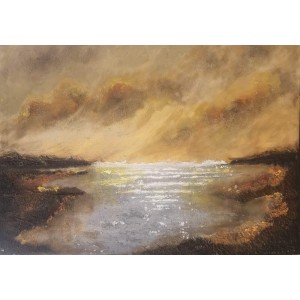 Aisha Mahmood, 24 x 36 Inch, Acrylic on Canvas, Landscape Painting, AC ...