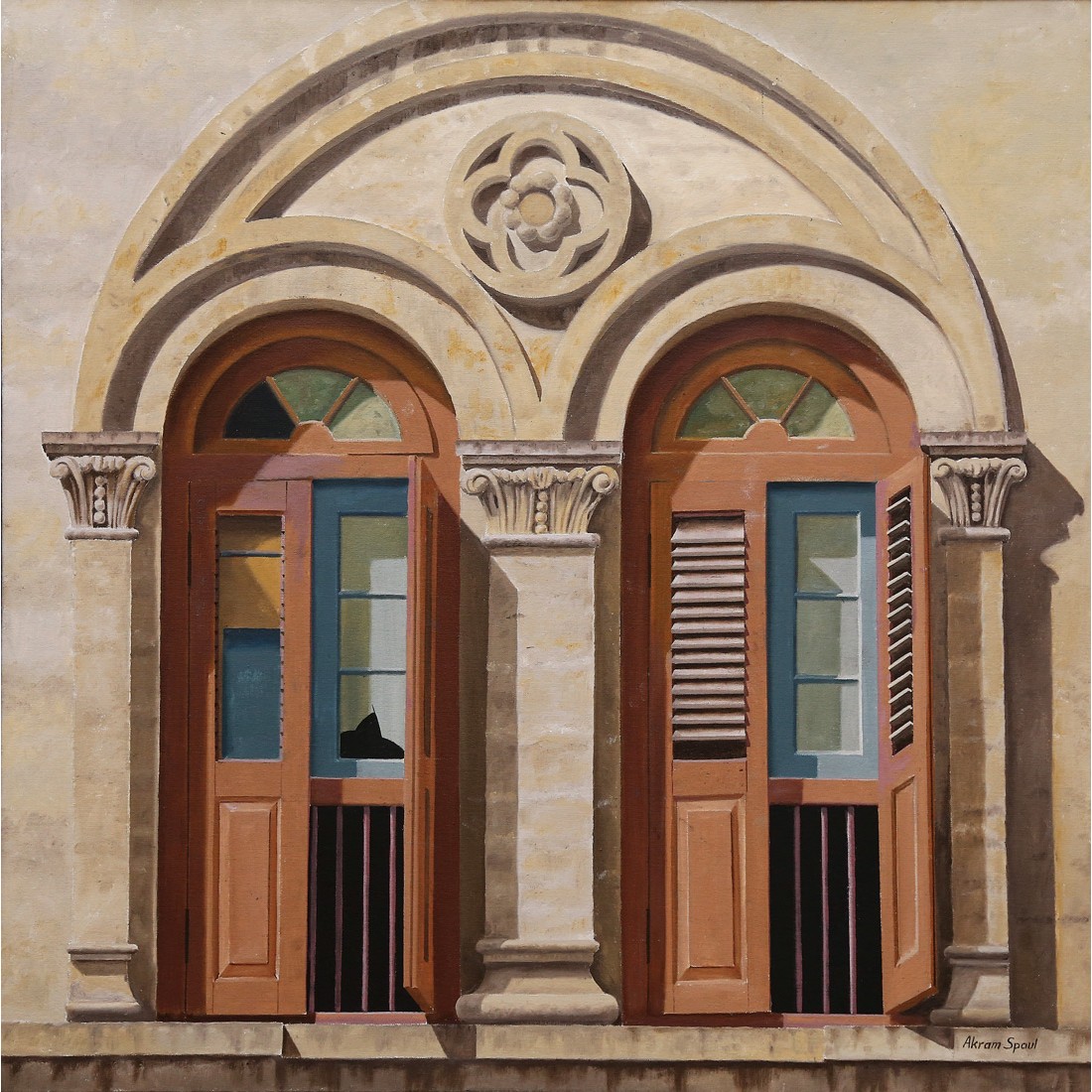 Akram Spaul, 30 x 30 Inch, Oil on Canvas, Realistic Painting, AC-AS-035