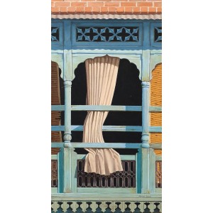 Akram Spaul, 40 x 20 Inch, Oil on Canvas, Realistic Painting, AC-AS-084