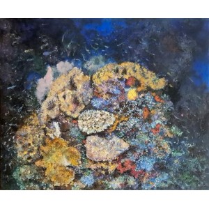 Aniqa Fatima, Breathtaking View, 24 x 30 Inch, Mixed Media on Canvas ...