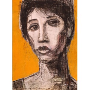 Arsalan Naqvi, 12 x 16 Inch, Mixed Media on Paper, Figurative Painting ...
