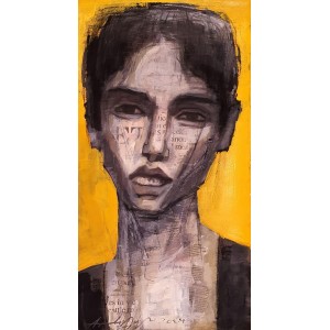 Arsalan Naqvi, 12 x 24 Inch, Mixed Media on Canvas, Figurative Painting ...