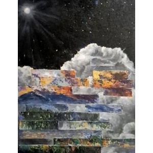 Farheen Kanwal, Repurpose, 16 x 22 Inches, Oil on Canvas, Cityscape ...