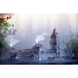 Hamir Soomro, Empress Market (1884-1889)-Architect Strachan, 14 x 21 ...