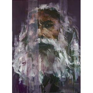 Khalid Khan-Kaay, Malang-17, 35 x 26 Inch, Acrylic on Canvas ...