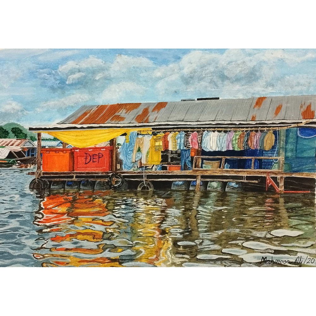 Mahnoor Ali, 7 x 10 Inch, Water Color On Paper, Miniature Painting, AC ...