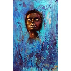 Mahnoor Baloch, 18 x 30 Inch, Acrylic on Canvas, Figurative Painting ...