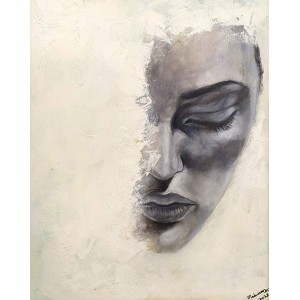 Mahnoor Baloch, 24 x 30 Inch, Acrylic on Canvas, Figurative Painting ...