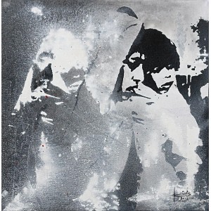 Rida Kazmi, Independence, 12 x 12 Inch, Acrylic On Canvas, Figurative ...