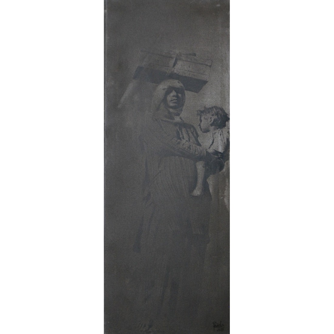 Rida Kazmi, Independence, 17 x 48 Inch, Acrylic On Canvas, Figurative ...