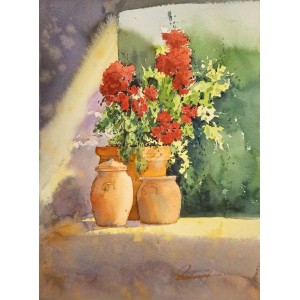 Sadia Arif, 11 x 15 Inch, Watercolor on Paper, Cityscape Painting, AC ...