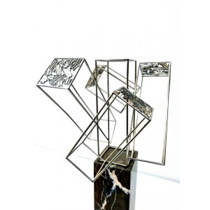 Shakil Ismail, 11 x 21 Inch, Metal, Sculpture, AC-SKL-141